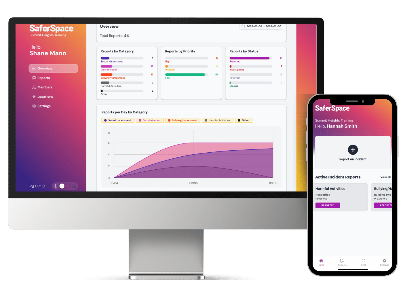 SaferSpace for workplaces & education settings